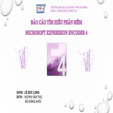 Microsoft expression encoder 4 | PPT | Free Download