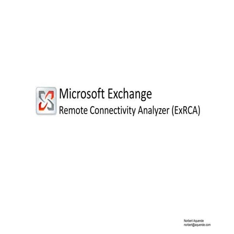 Microsoft remote connectivity analyzer (exrca) autodiscover ...