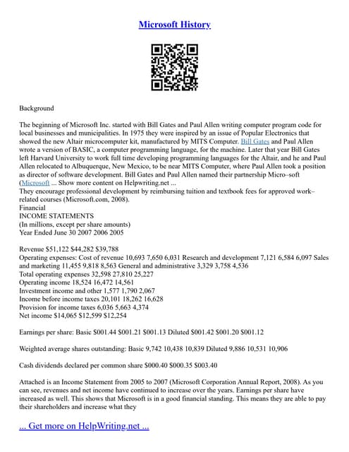 Microsoft company | PPTX