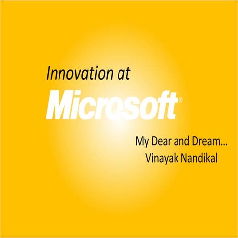 Microsoft (Innovation) | PPS