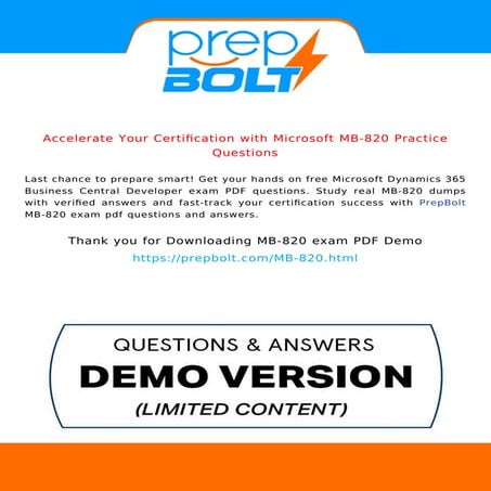 How to Prepare Microsoft MB-820 Exam Using Practice Questions PDF.pdf