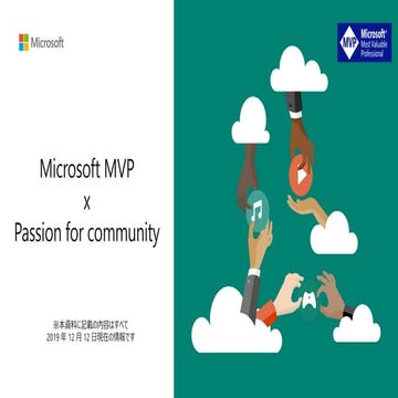 Microsoft MVP x Passion for community | PDF