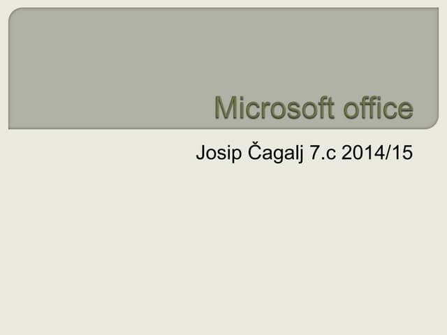 Microsoft word | PPT