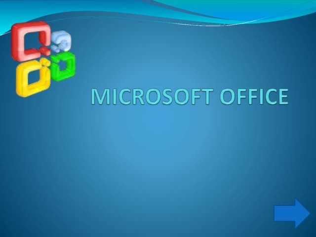 introduction to ms office –word,excel & powerpoint | PPTX