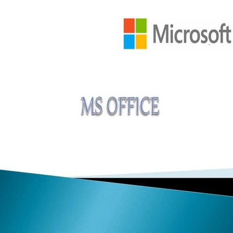 introduction to ms office –word,excel & powerpoint | PPTX