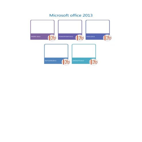 Microsoft office 2013 | PDF