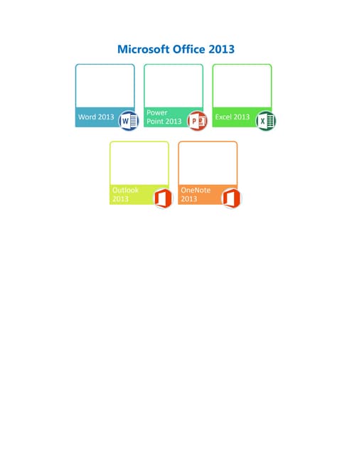 Microsoft office 2013 | PDF