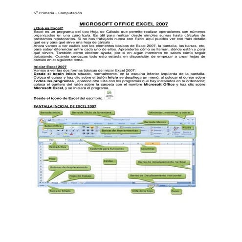 Microsoft office excel 2007 | PDF