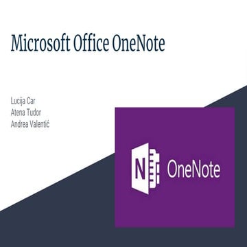 Microsoft Office OneNote | PPT