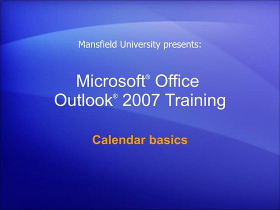 Intermediate outlook | PPT