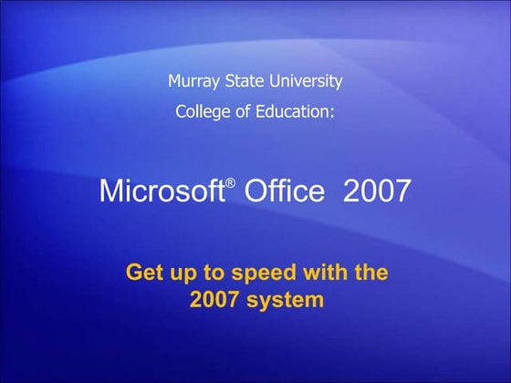 Microsoft office_2007 | PPT