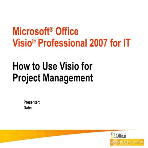 How to Use Visio for Project Management | PPT