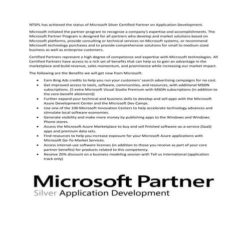 Microsoft partner | DOCX