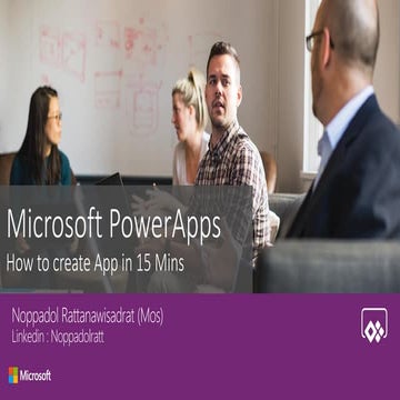 Microsoft power apps 15 mins demo | PDF