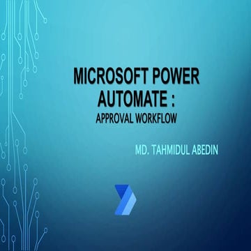 Microsoft Power Automate Approval Flow Pptx