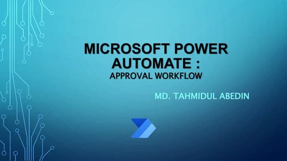 Power automate a workflow automation platform | PPT