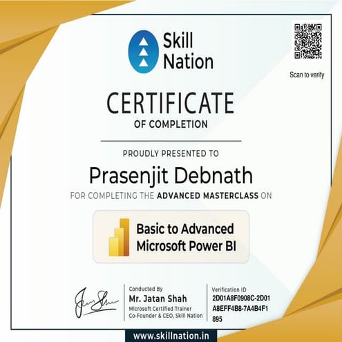 Microsoft Power BI - Advanced Certificate for Business Intelligence ...