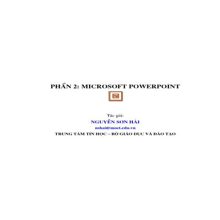 Microsoft Powerpoint | PDF