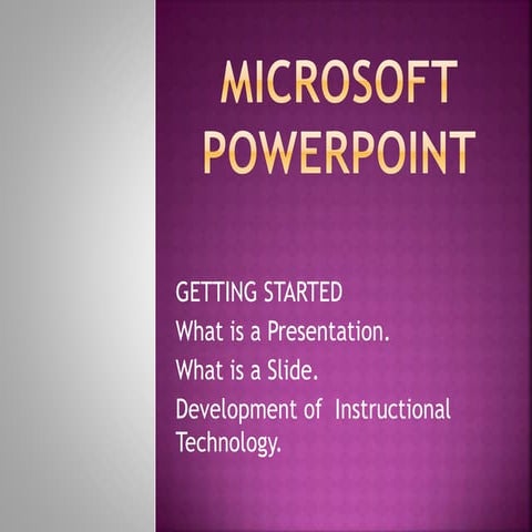 Microsoft PowerPoint | PPTX