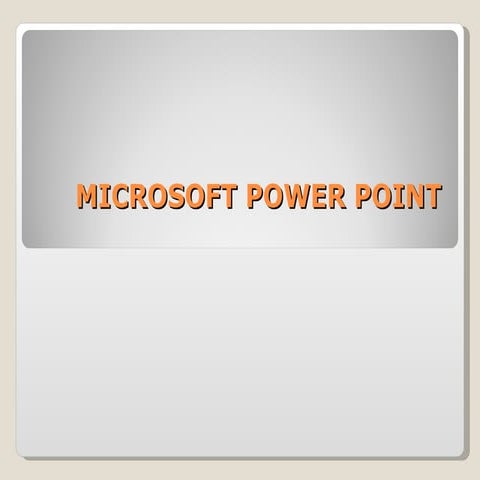 Point Power Tutorial Power Point - YouTube