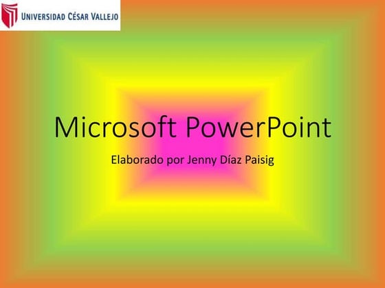 Presentación aplicaciones power point | PPTX | Technology & Computing