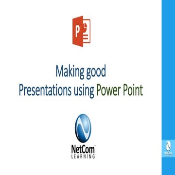 Making Good Presentations Using Microsoft PowerPoint | PDF | Technology ...