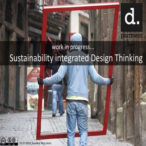 work in progress... Sustainability integrated Design Thinking | PDF