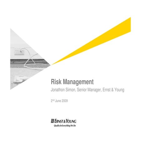 Introduction to risk management | PPT
