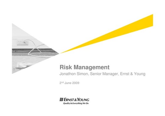 Introduction to risk management | PPT | Business Accounting & Finance ...