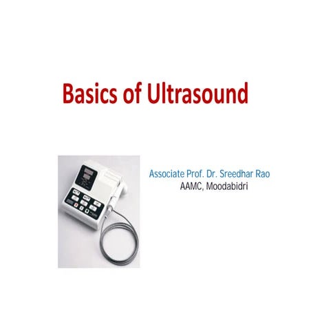 Basics of Ultrasound | PDF