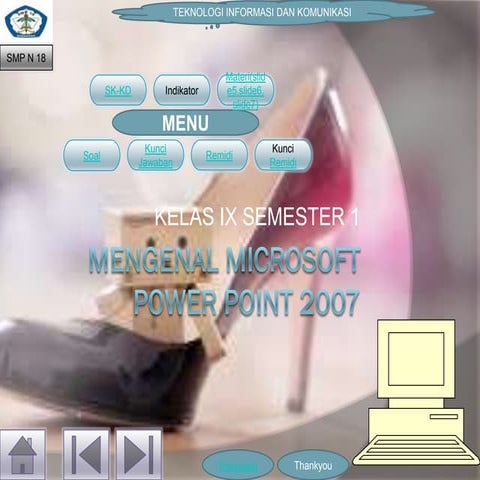 Microsoft power point 2007 (bab 4) | PPTX
