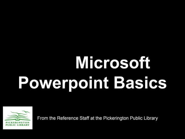 Microsoft Powerpoint Microsoft Powerpoint | PPTX