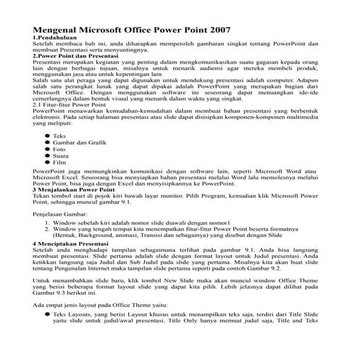 Microsoft power point (materi kls 3 semester 2 ) | ODT