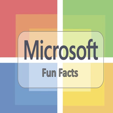 Microsoft Fun Facts | PPTX