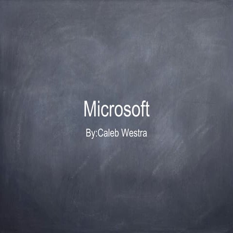 Microsoft presentation | PPT