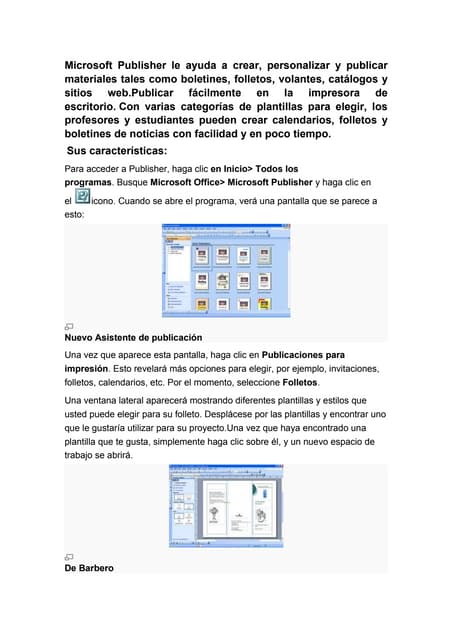 Guía básica de Publisher 2016 | PDF