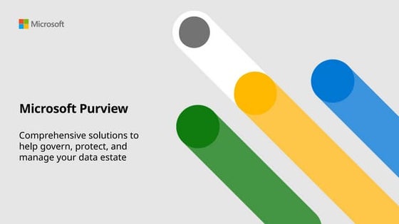 Microsoft Purview Data Governance L100 Pitch Deck.PPTX | Databases ...
