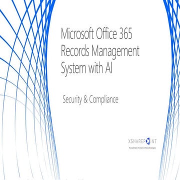 Microsoft records management system | PPTX