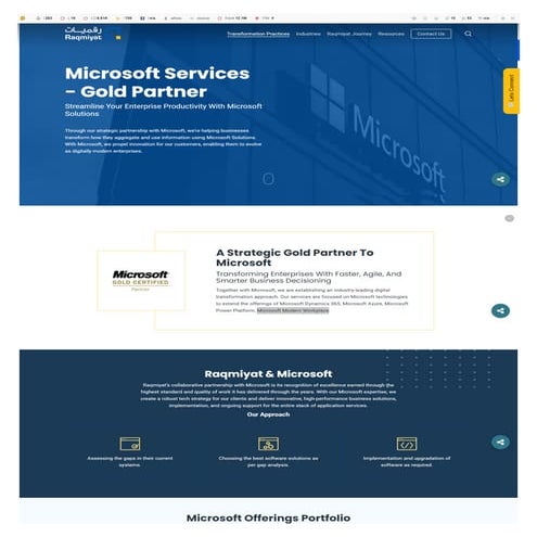 Microsoft Services in Dubai and KSA | PDF