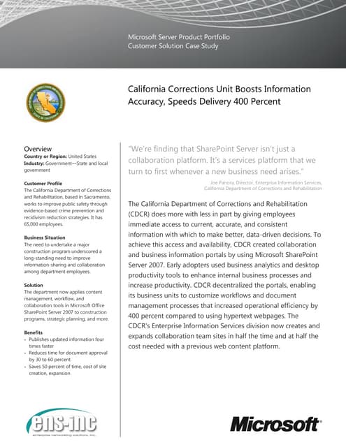 WatchDox CDCR CaseStudy Dec2014 | PDF