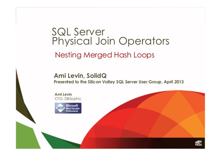 Microsoft Sql Server Physical Join Operators 