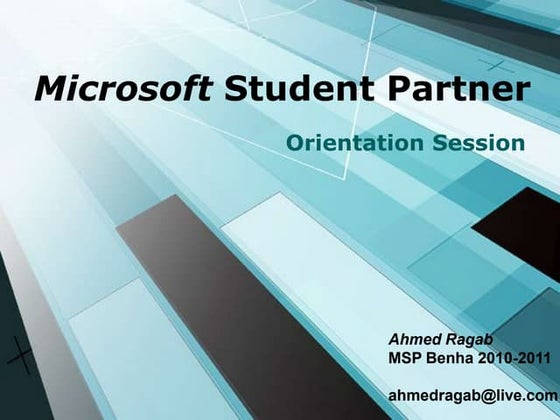 What is Microsoft Student Partner Program? | PPT
