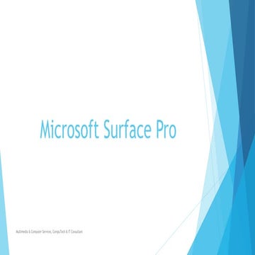 Microsoft surface pro | PPT