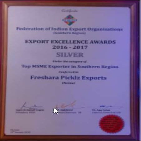 Winning Top Export Excellence awards and awards for Best Agro based ...