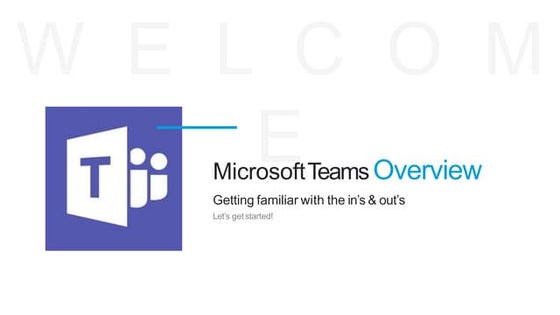 Microsoft Teams - User Guide Presentation | PDF