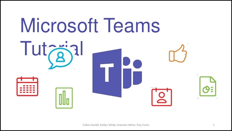 Microsoft teams tutorial