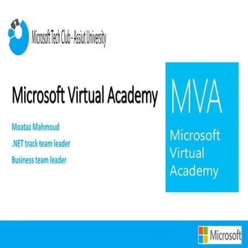 Microsoft virtual academy | PPT