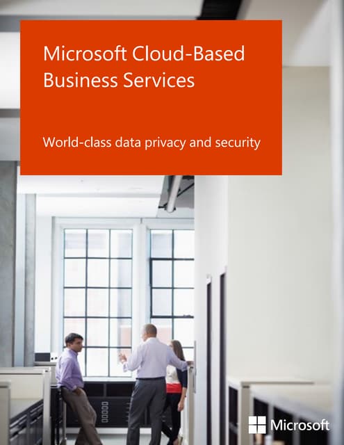 Microsoft Whitepaper Cloud Privacy Guide Pdf