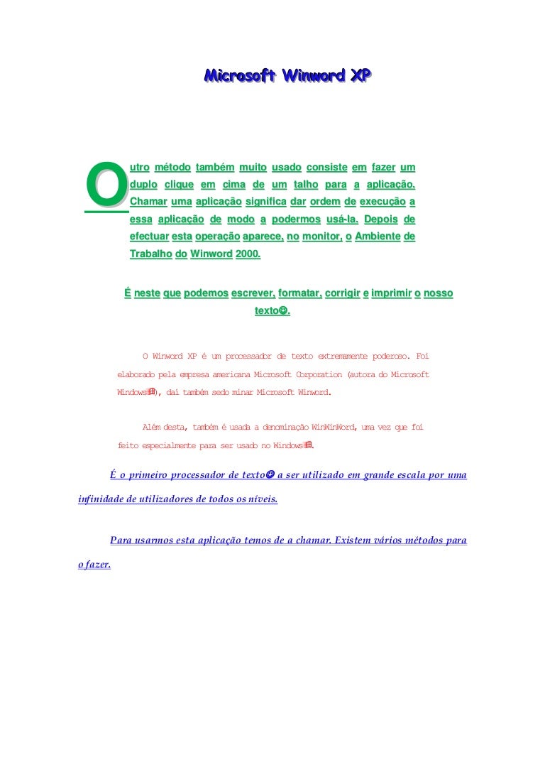 Microsoft winword xp[1]