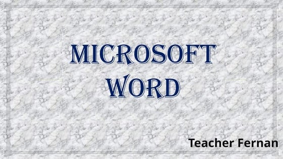 Introduction to MS Word | PPTX | Desktop Publishing | Computer Software and Applications